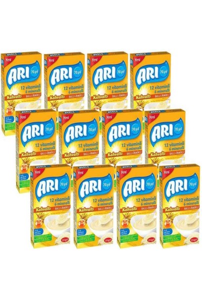 Arı Mama Ballı Irmikli Sütlü Pirinç Unu 200 gr x 12 Adet Arı Mama Ballı Irmikli Sütlü Pirinç Unu 200 gr x 12 Adet