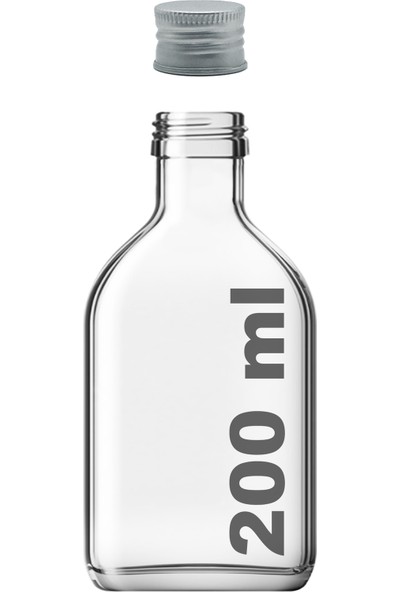 Afracam Cold Brew Şeffaf 200 ml. Sızdırmaz Gümüş Metal Kapaklı Boş Cam Şişe (Soğuk Kahve) Afracam Cold Brew Şeffaf 200 ml. Sızdırmaz Gümüş Metal Kapaklı Boş Cam Şişe (Soğuk Kahve)