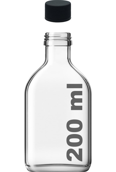 Afracam Cold Brew Şeffaf 200 ml. Sızdırmaz Siyah Plastik Kapaklı Boş Cam Şişe (Soğuk Kahve) Afracam Cold Brew Şeffaf 200 ml. Sızdırmaz Siyah Plastik Kapaklı Boş Cam Şişe (Soğuk Kahve)