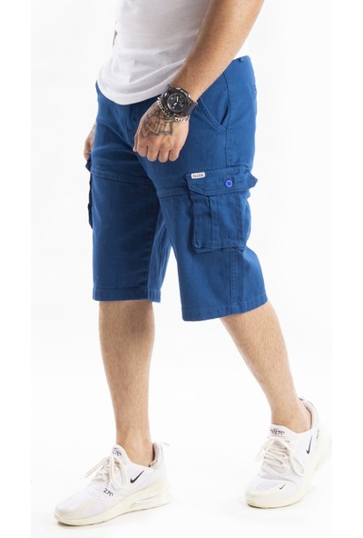 Deepsea Mavi Erkek Kargo Cepli Kapri 2002014 Deepsea Mavi Erkek Kargo Cepli Kapri 2002014