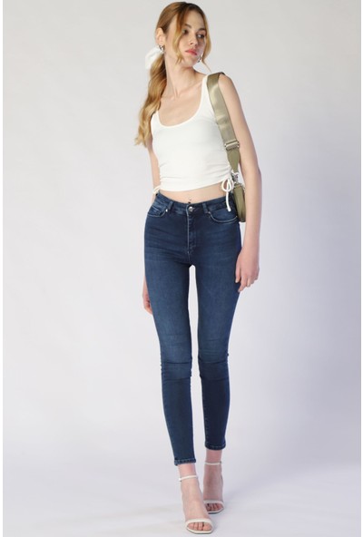 Twister Kadın Pantolon Selin 9259-03 Mavı Twister Kadın Pantolon Selin 9259-03 Mavı