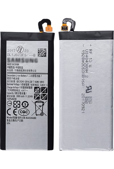 Samsung Sm Galaxy A5 2017 A520, J7 2017 J5 Pro J520 EB-BA520ABE Pil Batarya Samsung Sm Galaxy A5 2017 A520, J7 2017 J5 Pro J520 EB-BA520ABE Pil Batarya
