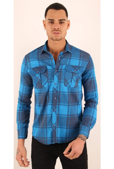 Tricko 2582 Cepli Çıtçıtlı Gömlek Tricko 2582 Cepli Çıtçıtlı Gömlek