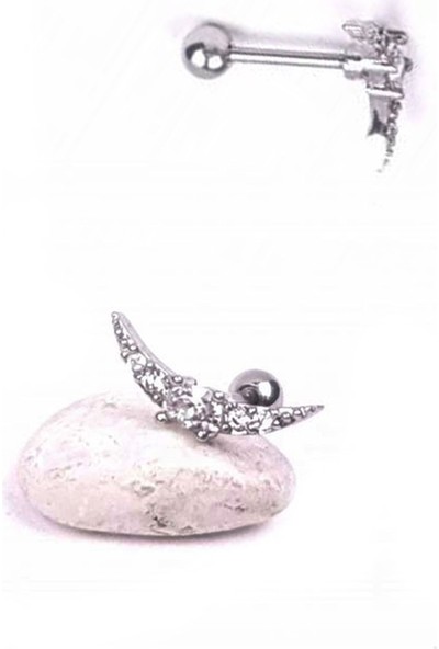 Ose Shop Pırlanta Işıltısında Zirkon Tasli 316L Anti Alerjik Cerrahi Celik Tragus Veya Kikirdak Helix Piercing Ose Shop Pırlanta Işıltısında Zirkon Tasli 316L Anti Alerjik Cerrahi Celik Tragus Veya Kikirdak Helix Piercing