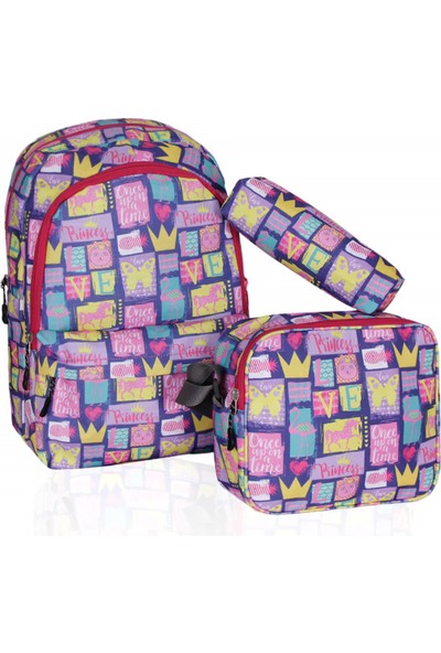 Cambridge Polo Club PLCAN2079 316 Love Okul Çanta Seti 3'lü Cambridge Polo Club PLCAN2079 316 Love Okul Çanta Seti 3'lü