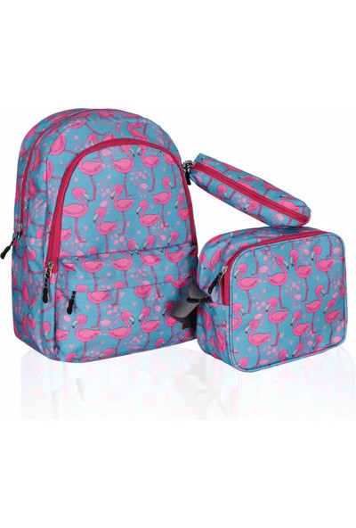 Cambridge Polo Club PLCAN2079 318 Flamingo T Okul Çanta Seti 3'lü Cambridge Polo Club PLCAN2079 318 Flamingo T Okul Çanta Seti 3'lü