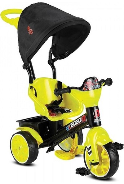 Babyhope 121 Bobo Speed Tenteli Üçteker Sarı - 100007