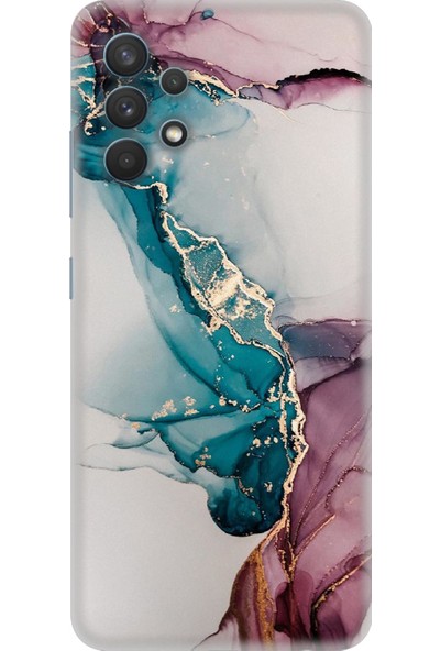 Gramaphone Samsung Galaxy A32 Kılıf Hd Baskılı Kılıf - Liquid Mermer