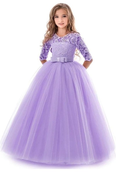 Masho Trend Mor Dantelli Çocuk Abiyesi - Çocuk Gelinlik Gelinlik - Tarlatanlı Çocuk Gelinlik - Kabarık Gelinlik Masho Trend Mor Dantelli Çocuk Abiyesi - Çocuk Gelinlik Gelinlik - Tarlatanlı Çocuk Gelinlik - Kabarık Gelinlik