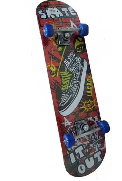 ÇİDEM'S Ahşap Büyük Boy Kaykay 78CM