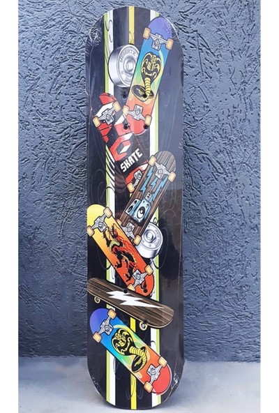 ÇİDEM'S Ahşap Büyük Boy Kaykay 78 cm