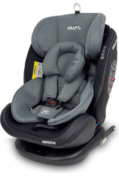 Kraft Spin Fix Plus 0-36 kg 360 ° Dönebilen İsofix'li Oto Koltuğu