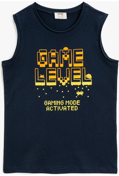 Koton Kids Baskili Atlet Pamuklu