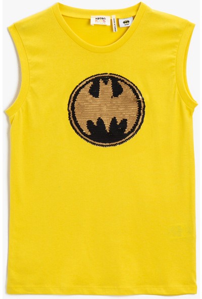 Koton Erkek Çocuk Batman Atlet Lisanslı Pamuklu Pullu