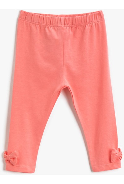 Koton Kids Kurdele Detayli Pamuklu Tayt