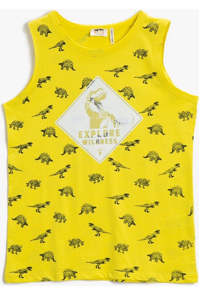 Koton Kids Baskili Atlet Pamuklu