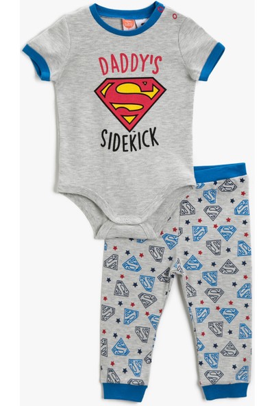 Koton Superman Takım Lisanslı Pamuklu