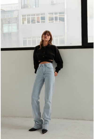 Vatkalı Desert Straight Fit Jean Mavi Vatkalı Desert Straight Fit Jean Mavi