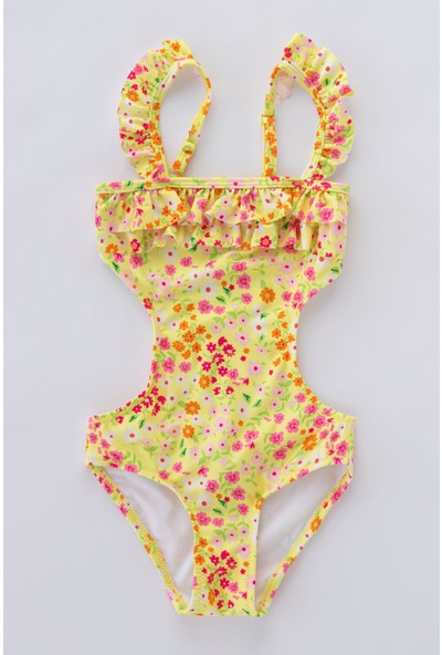 Penti Çok Renkli Kız Çocuk Cute Flower Mayokini