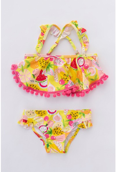 Penti Çok Renkli Kız Çocuk Tropical Fruits Bikini Takımı Penti Çok Renkli Kız Çocuk Tropical Fruits Bikini Takımı