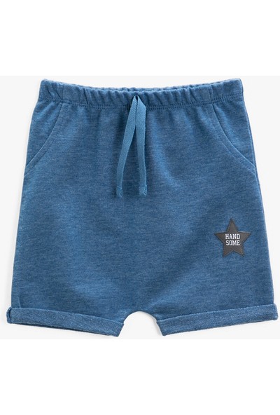 Koton Erkek Bebek Sort Pamuklu Amblemli