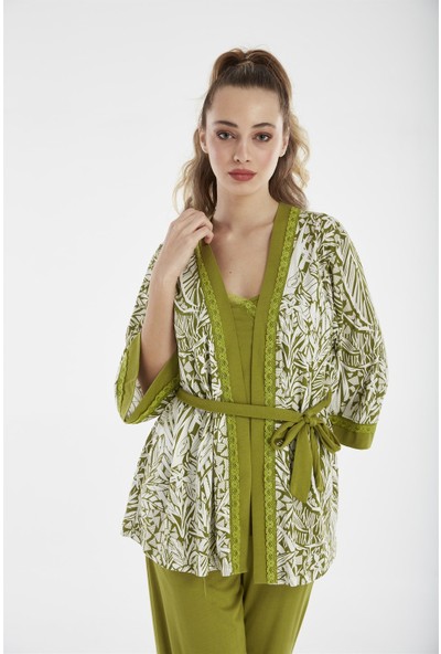 Relax Mode Kadın 3'lü Pijama Takımı - 25012