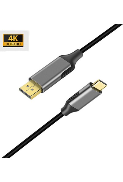 Daytona K-01 Type-C™ To Display Port Dp 4K Hd 60Hz Görüntü Aktarım Kablosu-1.8m Daytona K-01 Type-C™ To Display Port Dp 4K Hd 60Hz Görüntü Aktarım Kablosu-1.8m