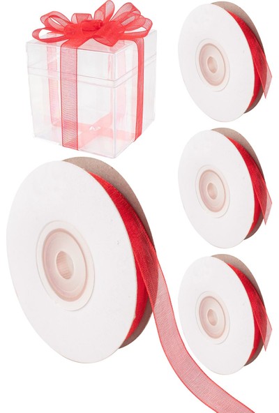 Kına Atölyesi Organize Tül Kurdela 1 cm 25 Metre 4 'lü Kına Atölyesi Organize Tül Kurdela 1 cm 25 Metre 4 'lü