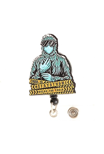 Cetinaccessories Doktor Tasarım No:4 Ahşap Yoyo Yaka Kartlık