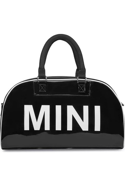 Rosetr Mini Cooper Rugan Deri Spor Çanta Siyah Rosetr Mini Cooper Rugan Deri Spor Çanta Siyah