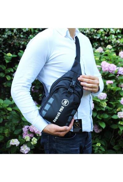 Av A Dos Unisex Kumaş Kulaklık Çıkışlı Bel ve Çapraz Askılı Çanta