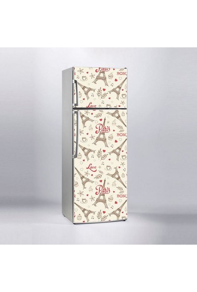 Sticker Art Buzdolabı Sticker Kaplama Dolap Kaplama Etiketi Paris Eyfel Kulesi Sticker Art Buzdolabı Sticker Kaplama Dolap Kaplama Etiketi Paris Eyfel Kulesi