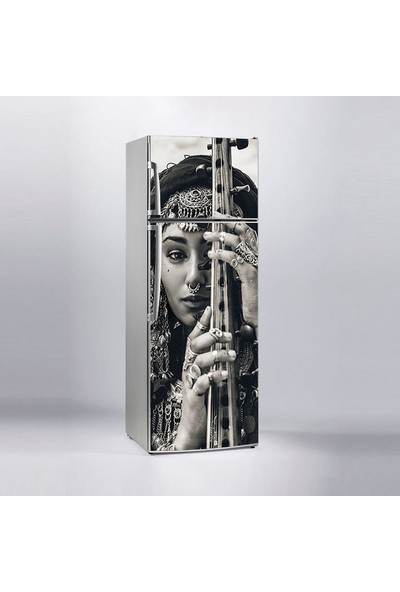 Sticker Art Buzdolabı Sticker Kaplama Dolap Kaplama Etiketi Çingene Kız Sticker Art Buzdolabı Sticker Kaplama Dolap Kaplama Etiketi Çingene Kız