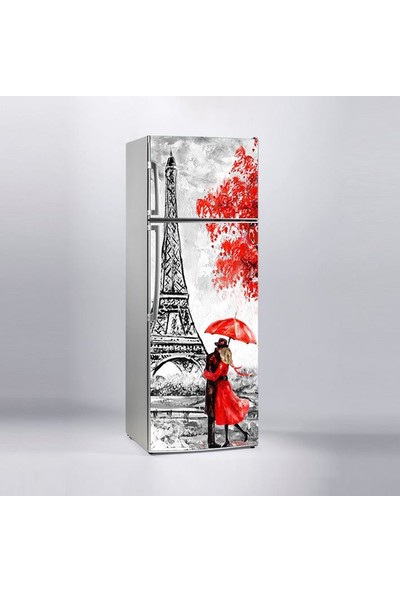 Sticker Art Buzdolabı Sticker Kaplama Dolap Kaplama Etiketi Paris Yağlıboya Sticker Art Buzdolabı Sticker Kaplama Dolap Kaplama Etiketi Paris Yağlıboya