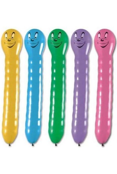 Baloncu Party Dünyası Tırtıl Balon (6'lı)