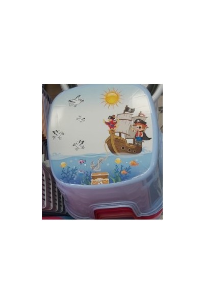 Tekno İstanbul Çocuk Tabure Mavi