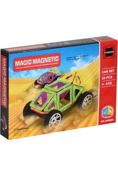 Magic Magnetic 20 Parça Araba Tekerli Magnetik JH8880 Magic Magnetic 20 Parça Araba Tekerli Magnetik JH8880