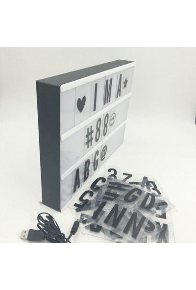 Yamantic 2020 96 Harfli Light Box A4 Büyük Boy Işıklı Pano Lightbox Işık Kutusu Yamantic 2020 96 Harfli Light Box A4 Büyük Boy Işıklı Pano Lightbox Işık Kutusu