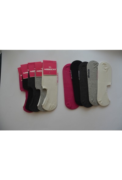 Airsocks 5 Çift Rengarenk Patik Çorap