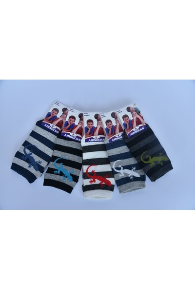 Airsocks 5 Çift Erkek Çocuk Patik Çorap
