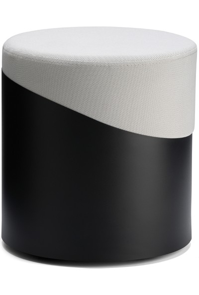 Bürotime Nar Puf Açık Gri/siyah Bürotime Nar Puf Açık Gri/siyah