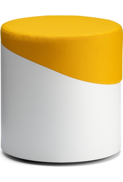 Bürotime Nar Puf Sarı/beyaz Bürotime Nar Puf Sarı/beyaz