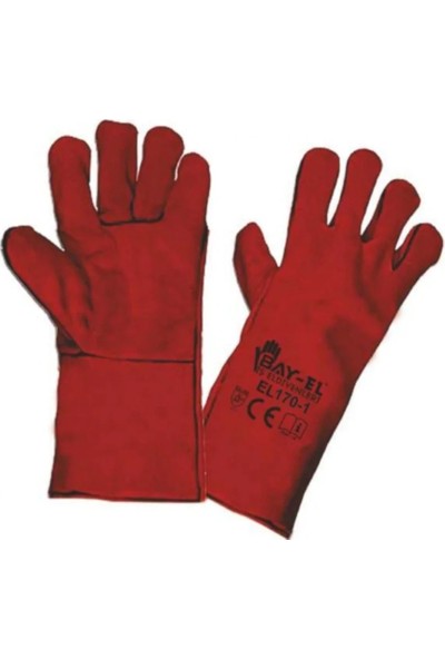 Bay-El Kaynak Eldiveni Yarma Deri Aşınmaz Koku Yapmaz Boy 35CM Bay-El Kaynak Eldiveni Yarma Deri Aşınmaz Koku Yapmaz Boy 35CM