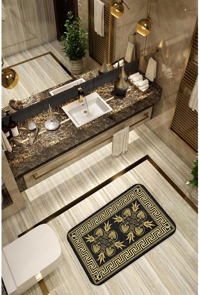Colizon 60X90 Versag Desenli Dijital Baskılı Tekli Banyo Paspası Colizon 60X90 Versag Desenli Dijital Baskılı Tekli Banyo Paspası