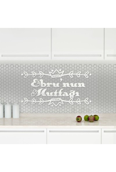 En Özeli Isim Yazılı Mutfak Yazısı