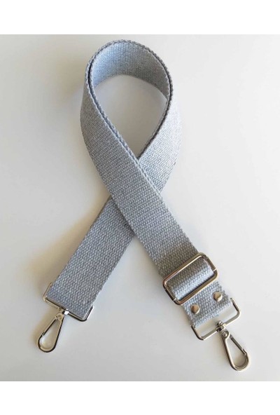 Angel Çanta Aksesuar Pamuklu Kolon 120X4 cm Gümüş Metal Gri Renk Angel Çanta Aksesuar Pamuklu Kolon 120X4 cm Gümüş Metal Gri Renk