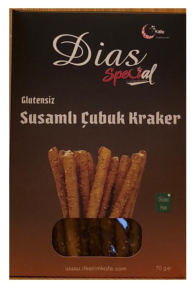 Dias Special Glutensiz Susamlı Çubuk Kraker 70 gr Dias Special Glutensiz Susamlı Çubuk Kraker 70 gr
