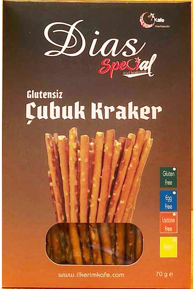 Dias Special Glutensiz Çubuk Kraker 70 gr Dias Special Glutensiz Çubuk Kraker 70 gr
