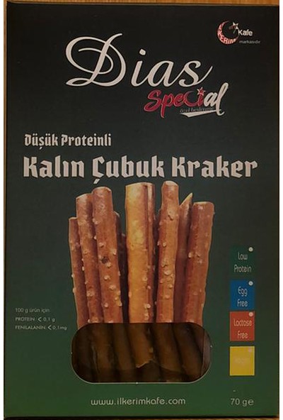 Dias Special Düşük Proteinli Kalın Çubuk Kraker 70 gr