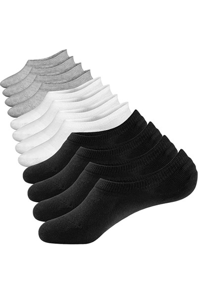 Socksbox 12'li Unisex Dört Mevsim Pamuklu Patik Çorap Socksbox 12'li Unisex Dört Mevsim Pamuklu Patik Çorap